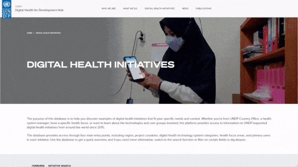 Digital health initiatives